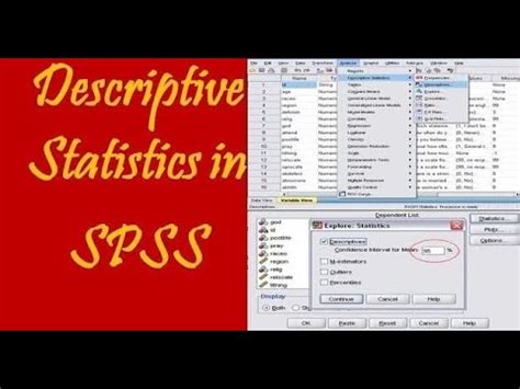 Descriptive Statistics In SPSS SPSS Tutorials Descriptive Analysis