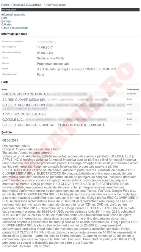 Ștefan Hrușcă a câștigat sute de mii de euro dintr un proces Artistul
