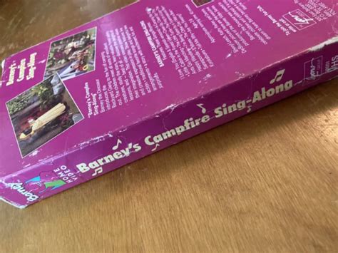 BARNEY BARNEYS Campfire Sing Along VHS 1990 Tested And Works 11