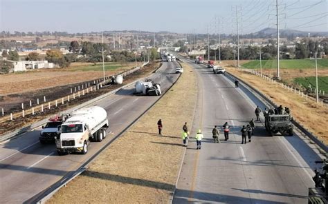 Bloqueo en Arco Norte provoca caos en autopista México Puebla