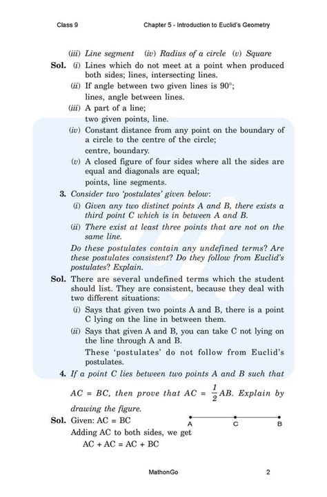 ncert solutions for class 9 maths chapter 5 introduction to euclids geometry mathongo