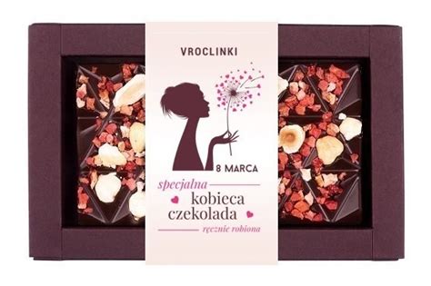 Czekolada Gorzka Z Truskawkami I Orzechami Laskowymi Dzie Kobiet