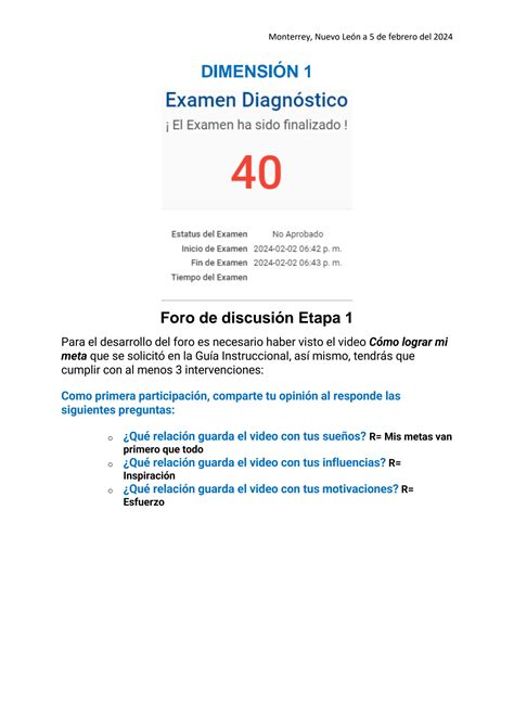 Solution Proyecto De Vida Evidencia Etapa To Semestre Studypool