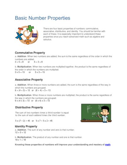 Basic Number Properties
