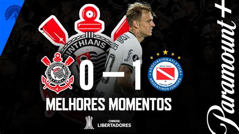 CORINTHIANS 0 X 1 ARGENTINOS JUNIORS MELHORES MOMENTOS CONMEBOL
