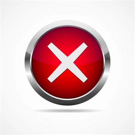 Red Cross Mark Stock Vector Vectomart