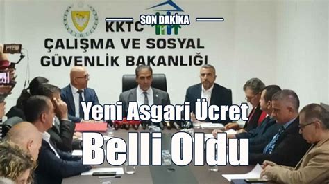 Yeni Asgari Ücret Belli Oldu Kıbrıslı Gazetesi