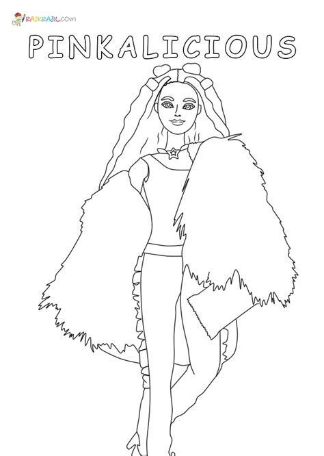 Barbie Birthday Coloring Pages Nac Org Zw