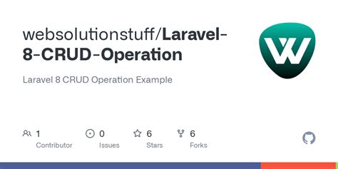 github websolutionstuff laravel 8 crud operation laravel 8 crud operation example