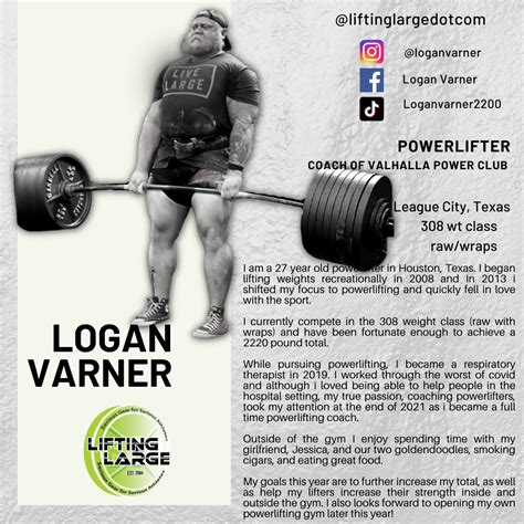 Lifting Large Sponsored Athletes