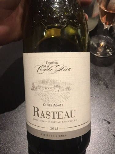 Domaine de la Combe Dieu Cuvée Agnès Vieilles Vignes Rasteau Vivino