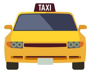 Modern Taxi Cab Logo For Company Royalty Free Vector Image