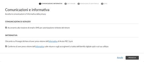 SPID Minore Richiesta Di Attivazione Del Genitore Guide Pec It