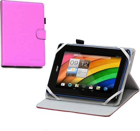 Navitech Purple Leather Case For The Alcatel PIXI 3 7 NEW EBay