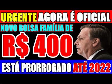 AGORA É OFICIAL NOVO AUXÍLIO EMERGENCIAL ESTÁ PRORROGADO EM R 400 ATÉ
