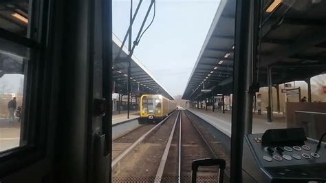 U Bahn Berlin Mitfahrt im 5046 1 von Tierpark bis Hönow mit 5037 Motor
