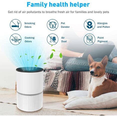 Purificateur d air Filtre purificateur d air portable avec système de