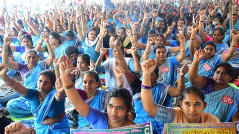 Andhra Pradesh Anganwadi Workers Stand Firm On Their Demands As They