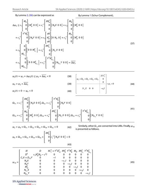 robust speed controller design for permanent magnet synchronous motor based on gain scheduled