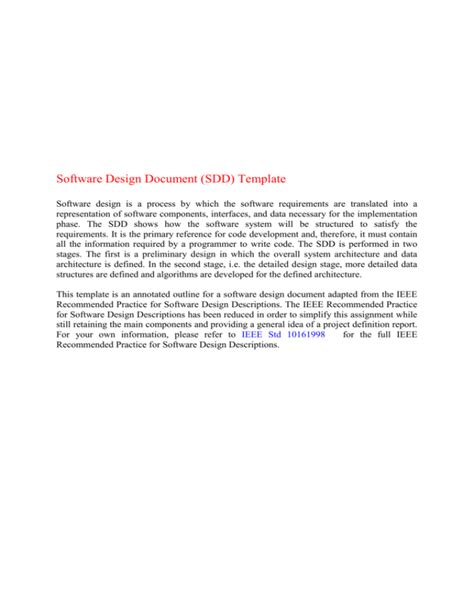 software design document sdd template