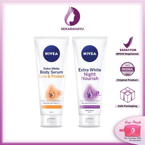 Jual Nivea Body Serum Extra White Day Night Ml Care Protect