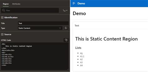 How To Create Page Region In Oracle APEX 22 2 0 Ontoor Blogs