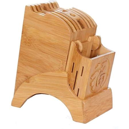 Amazon 20 Slot Universal Knife Block Shenzhen Knives Large Bamboo