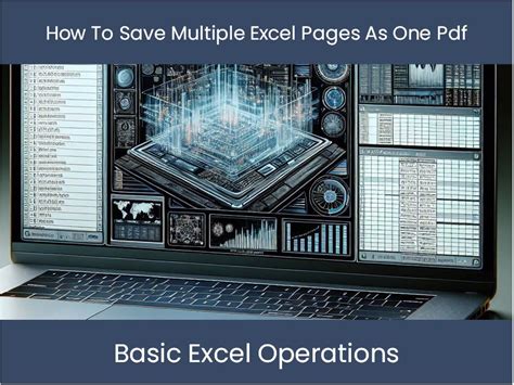excel tutorial how to save multiple excel pages as one pdf excel