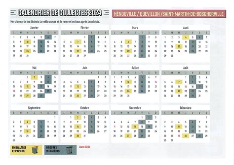 News Calendrier 2024 Ramassage des ordures ménagères Mairie d