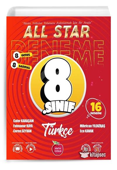 8 Sınıf Türkçe All Star Deneme Newton Yayınları 9786057327970