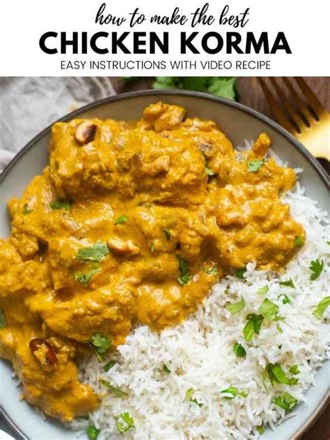 Chicken Korma Recipe Caramel Tinted Life