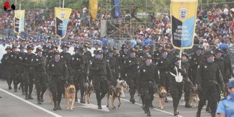 Realizan en Nicaragua desfile de la Policía Nacional En Fuerzas de