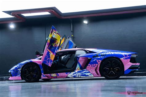 Lamborghini Aventador Number One Wrap Wrapstyle