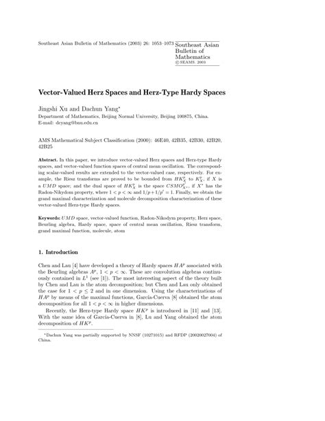 pdf vector valued herz spaces and herz type hardy spaces