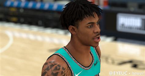 Ja Morant Cyberface Hair And Body Model By Hewei FOR 2K21