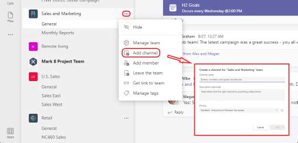 Crear Canales Privados En Microsoft Teams CONADEIP