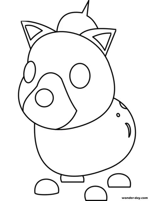 Dibujos Para Colorear Adopt Me Imprime Gratis Wonder Day