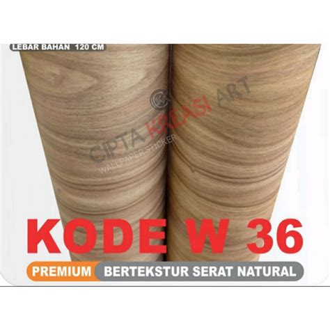 Jual Stiker Dingding Walpeper Kayu Sticker Meja Lemari Pintu Anti Air