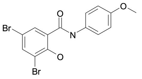 4214 49 7 MFCD00426698 3 5 Dibromo 2 Hydroxy N 4 Methoxy Phenyl