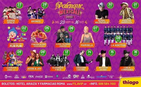 Fiestas Del Sol Mexicali 2022 Palenque E Isla De Las Estrellas FERIAS