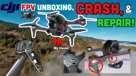 DJI FPV Unboxing First Flight CRASH REPAIR My First FPV Drone