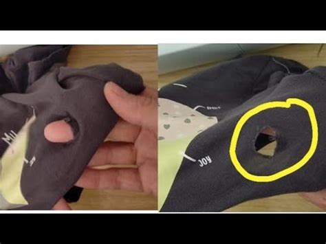 Como Arreglar Un Agujero En La Ropa De Forma Invisible Muy Facil 4k