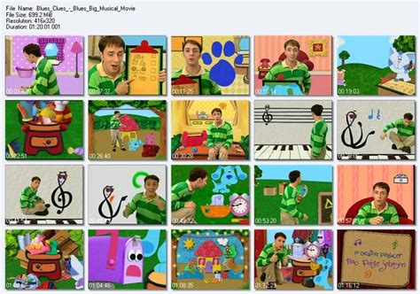 Blue S Clues Big Musical Movie Musical Movies Blues Clues To My