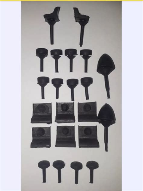 Fiat Kit Topes Goma De Capot Baul Y Puertas Originales Accesorios