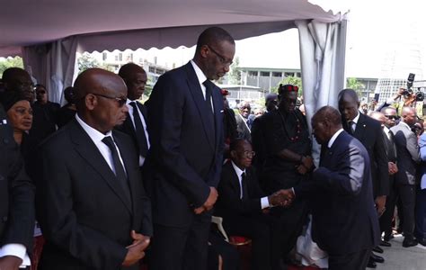Deuil Lev E De Corps De Feu Henri Konan B Di Ancien Pr Sident De La