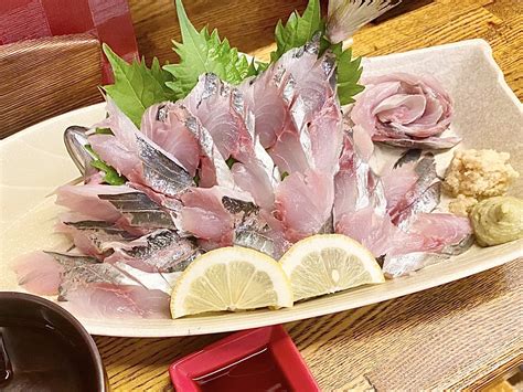 アジのお刺身 あじわい 八