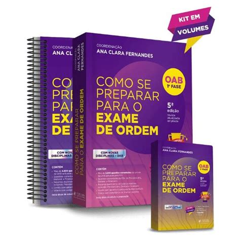 Como Se Preparar Para O Exame De Ordem OAB Fernandes Ana Clara
