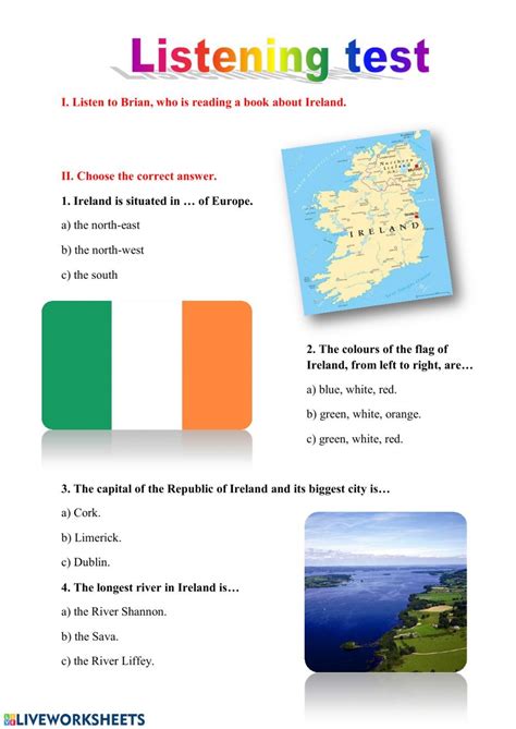 Listening Comprehension Online Worksheet For Grade 8 You Can Do The