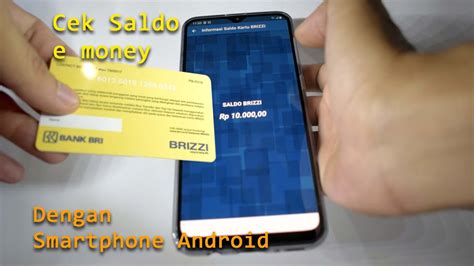 Cara Cek Saldo E Money Dari Android Menggunakan NFC Tinggal Tap