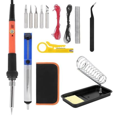 15 Pièces Ensemble De Fer À Souder Électrique Outils De Soudage À